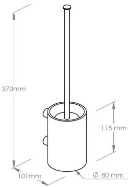 WC souprava Merida Stella II, matný nerez