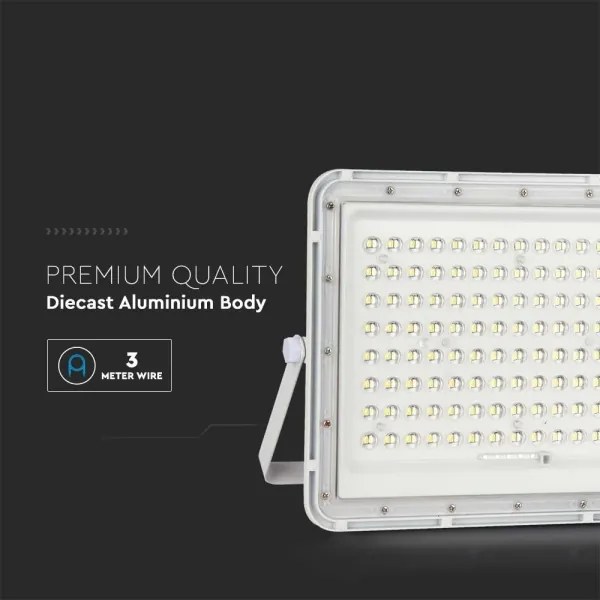 LED Venkovní solární reflektor LED/20W/3,2V 4000K bílá + DO