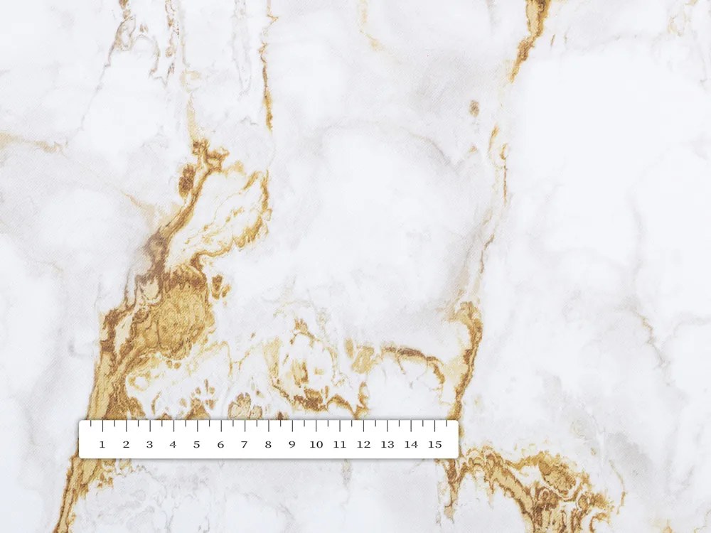 Biante Dekorační povlak na polštář PM-065 Hnědo-béžový mramor 70 x 90 cm