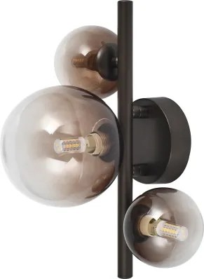 BRILAGI - LED Nástěnné svítidlo MILLA 3xG9/3W/230V hnědá/kouřová hnědá