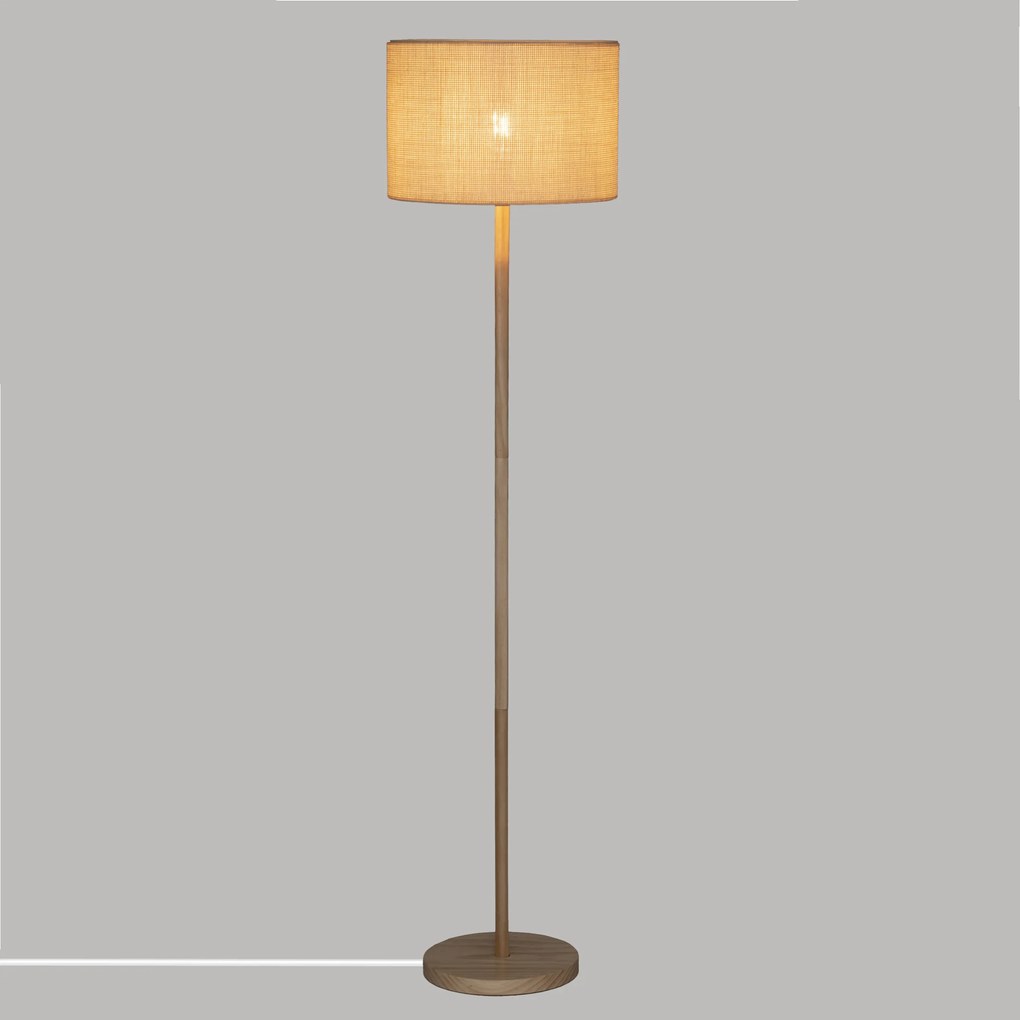 Stojací lampa DELLA, 149,5 cm, béžová