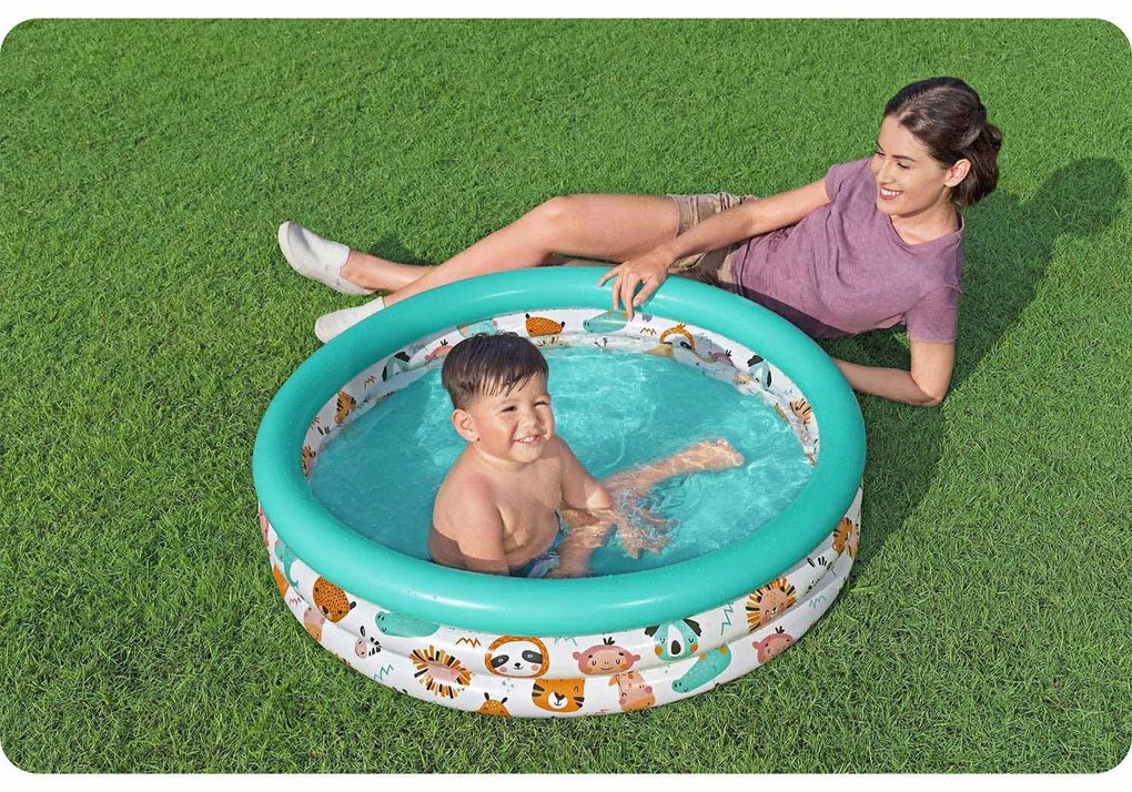 Nafukovací bazén pro děti Bestway 51008N 102x25 cm - ideální letní zábava na zahradu