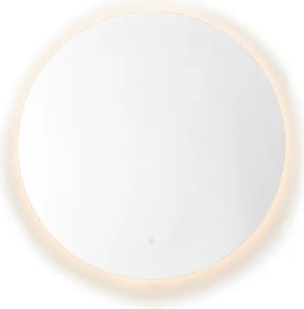 Zrcadlo s LED osvětlením, vyhřívanou fólií a senzorem Naturel Project 80x80 cm ZPRKU80LED