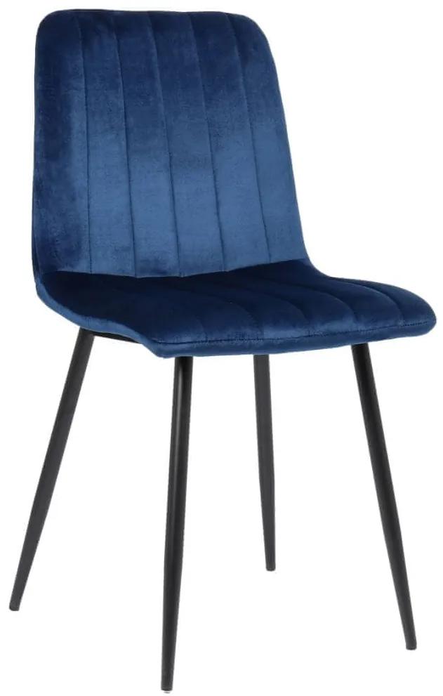 Bhm germany Jídelní židle Dijon, samet, modrá
