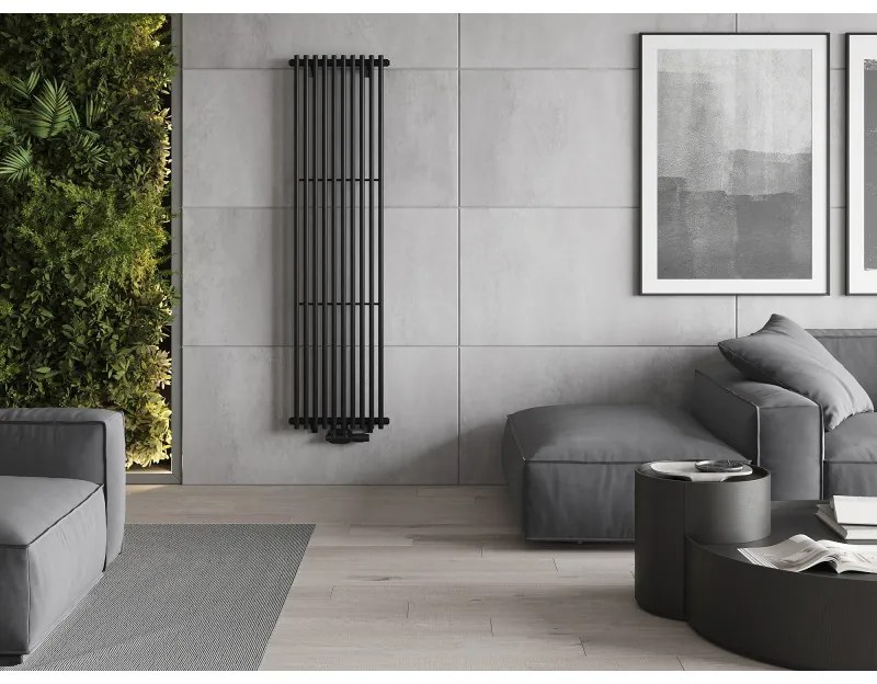 Mexen Tulsa, topné těleso 1600 x 420 mm, 613 W, černá, W219-1600-420-00-70
