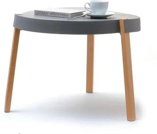 design4life Konferenční stolek POLA šedý