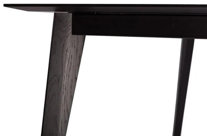 Intesi stůl BORD černý dub 140/200 x 90 cm