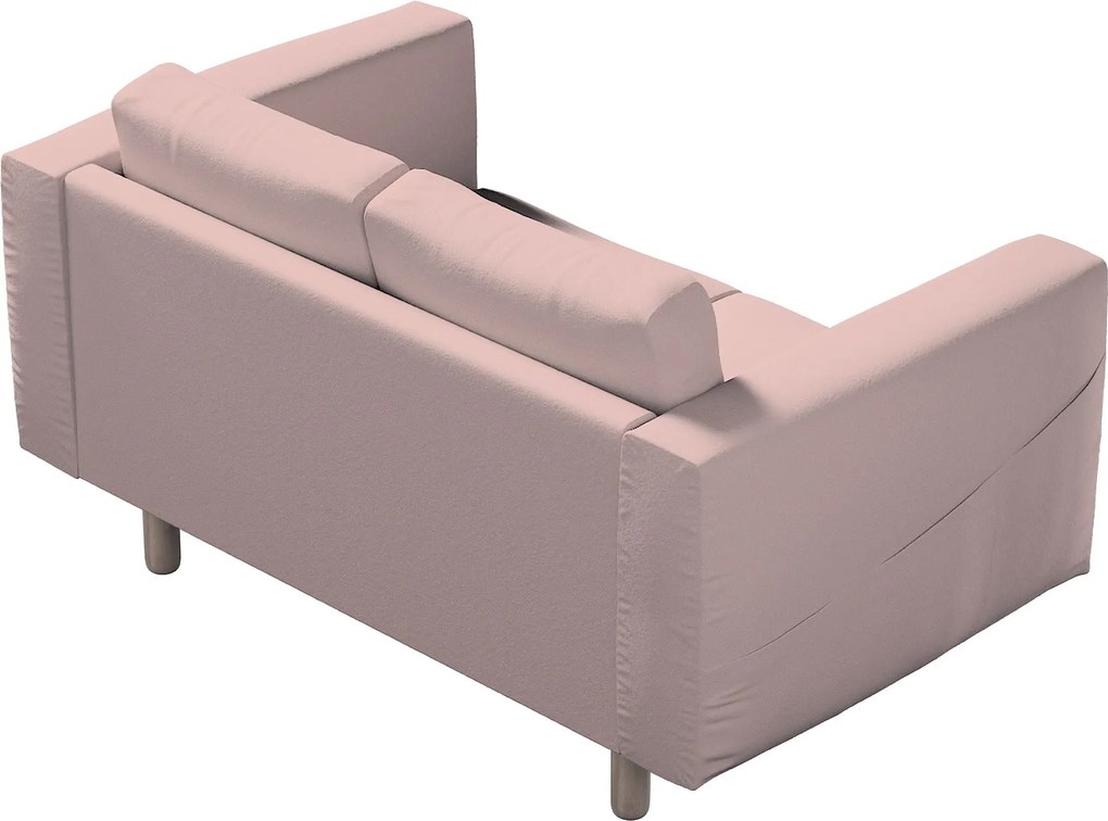 Potah na pohovku IKEA Norsborg 2-místná barva růžová látka pletený vzor