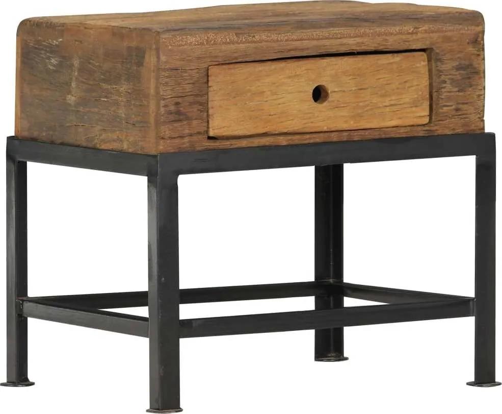 vidaXL Noční stolek 40 x 35 x 40 cm masivní recyklované dřevo [282890]