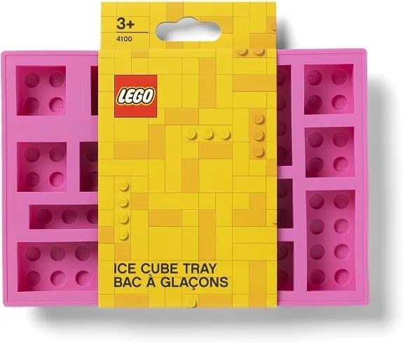 Lego, Forma na led Ice Cube Tray | růžová