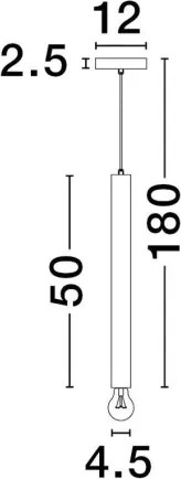 Závěsné svítidlo NOVA LUCE NORWAY E27 9287948 bez žárovky