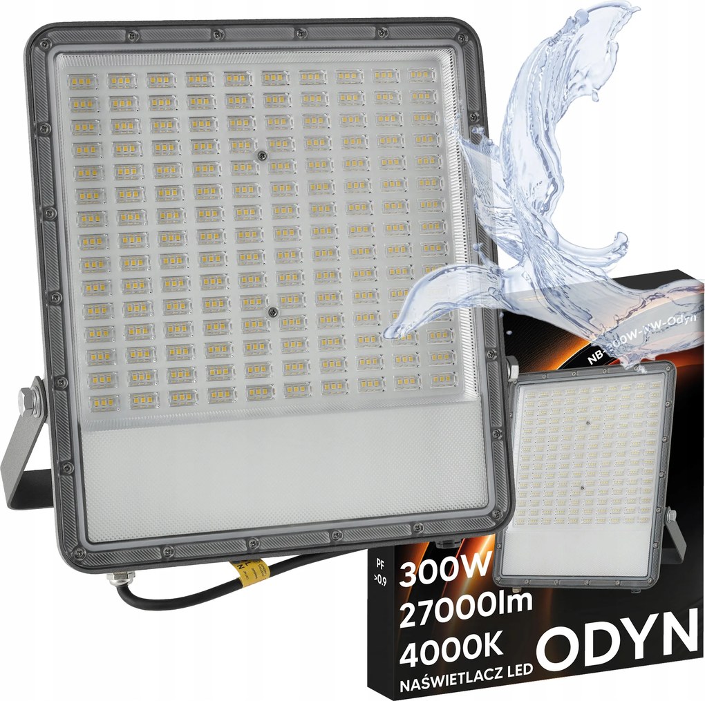 Halogenová Led lampa 300W 27000lm Premium Venkovní 4000K IP66