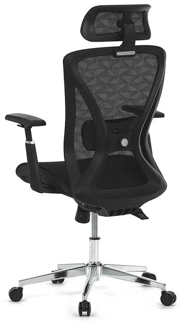 Ergonomická kancelářská židle NILS - černá síťovina Barva: černá