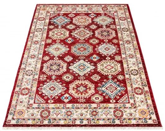 Kusový koberec RIVOLI EF60B Klasický červený Rozměr: 120x170 cm