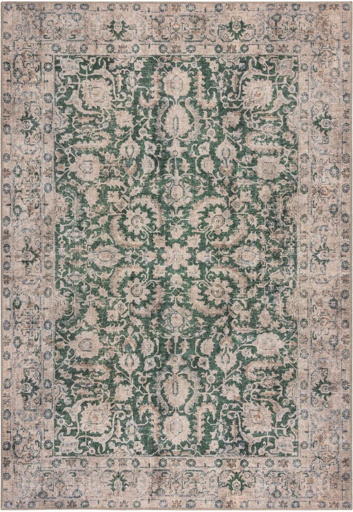 XXXLutz TKANÝ KOBEREC, 152/230 cm zelená Flair Rugs - Online Only koberce & rohožky - 003165039202