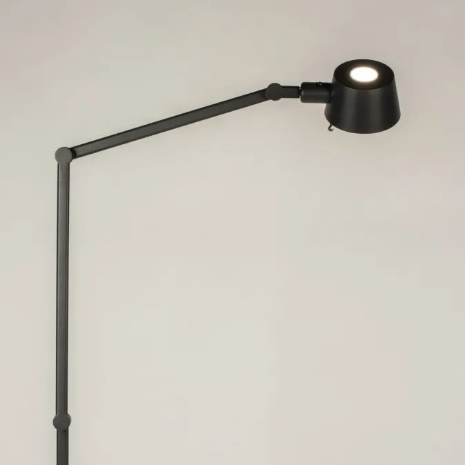 Stojací designová lampa Niki Black Big