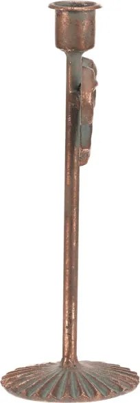 Kovový svícen 22 cm měděný FUP566-M