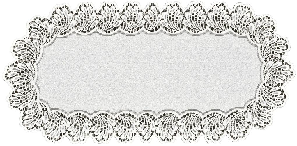 Žakárový ubrus - běhoun VINIVE 120X160 cm bílá MyBestHome Rozměr: 160x120 cm