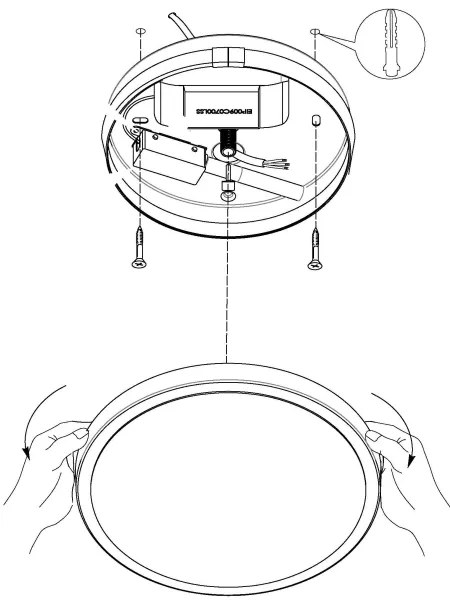 Eglo 98656 - LED Stropní svítidlo MONGODIO 1 LED/8,6W/230V