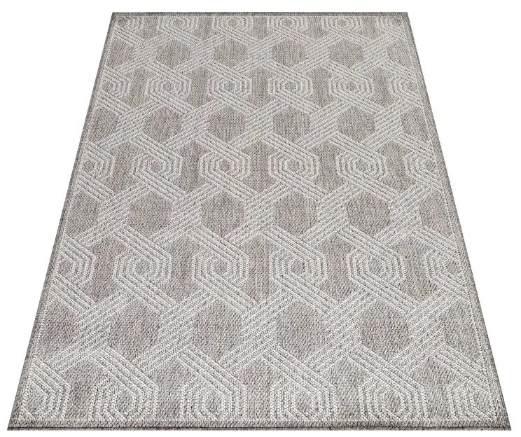 Ayyildiz, Kusový koberec Aruba 4904 grey – na ven i na doma, 160x230, šedá, chodba / předsíň