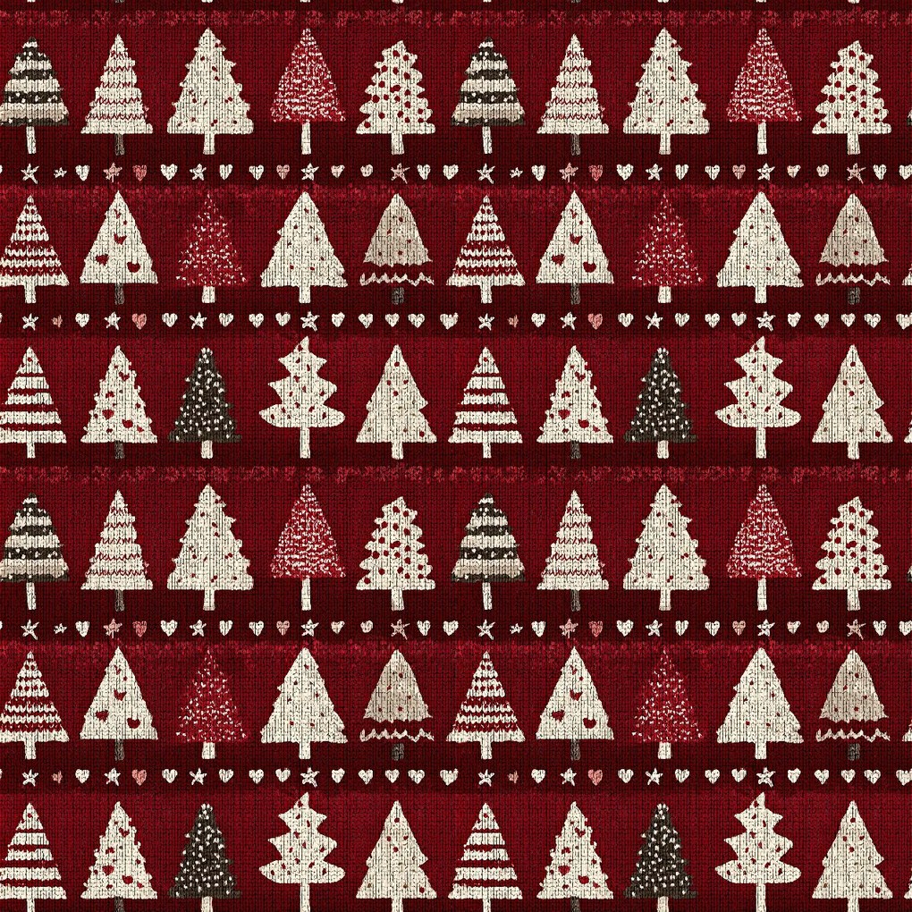 Bavlněné povlečení BURGUNDY TREES vínové Rozměr povlečení: 70 x 90 cm | 140 x 220 cm