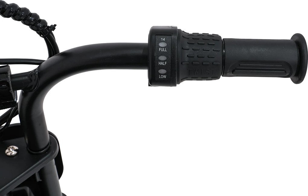 Ramiz Dětská elektrická motorka SHARK černá