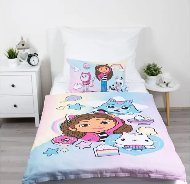 Jerry Fabrics Povlečení do postýlky Gábinin kouzelný domek Sugar dream 100x135 cm