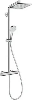 Hansgrohe Crometta - Sprchový set E 240 Showerpipe s termostatem | chr