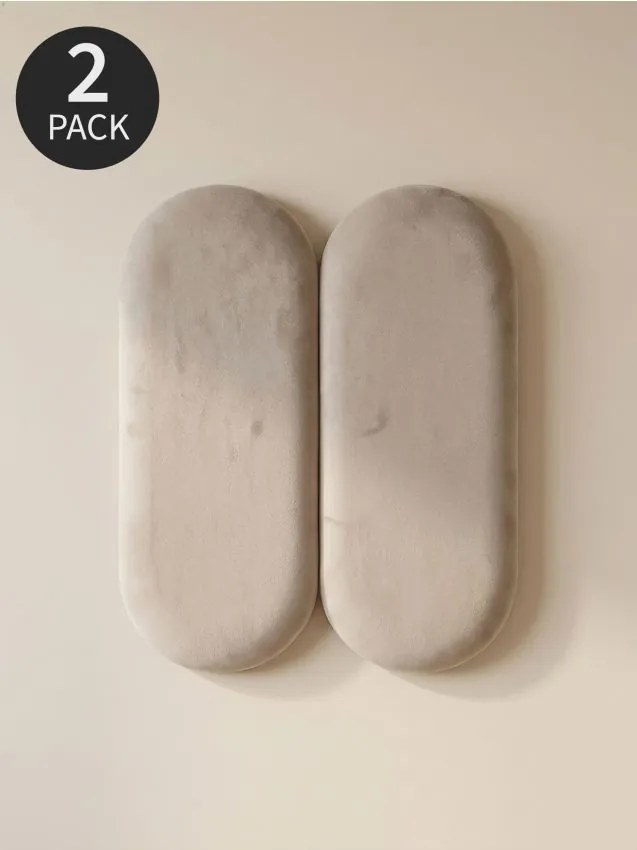 Sinsay - Čalouněné stěnové panely 2 pack - béžová