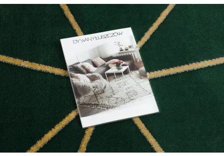 Dywany Luszczow Kusový koberec EMERALD EXCLUSIVE 1013 geometrický lahvově zelená / zlato Rozměr koberce: 240 x 330 cm