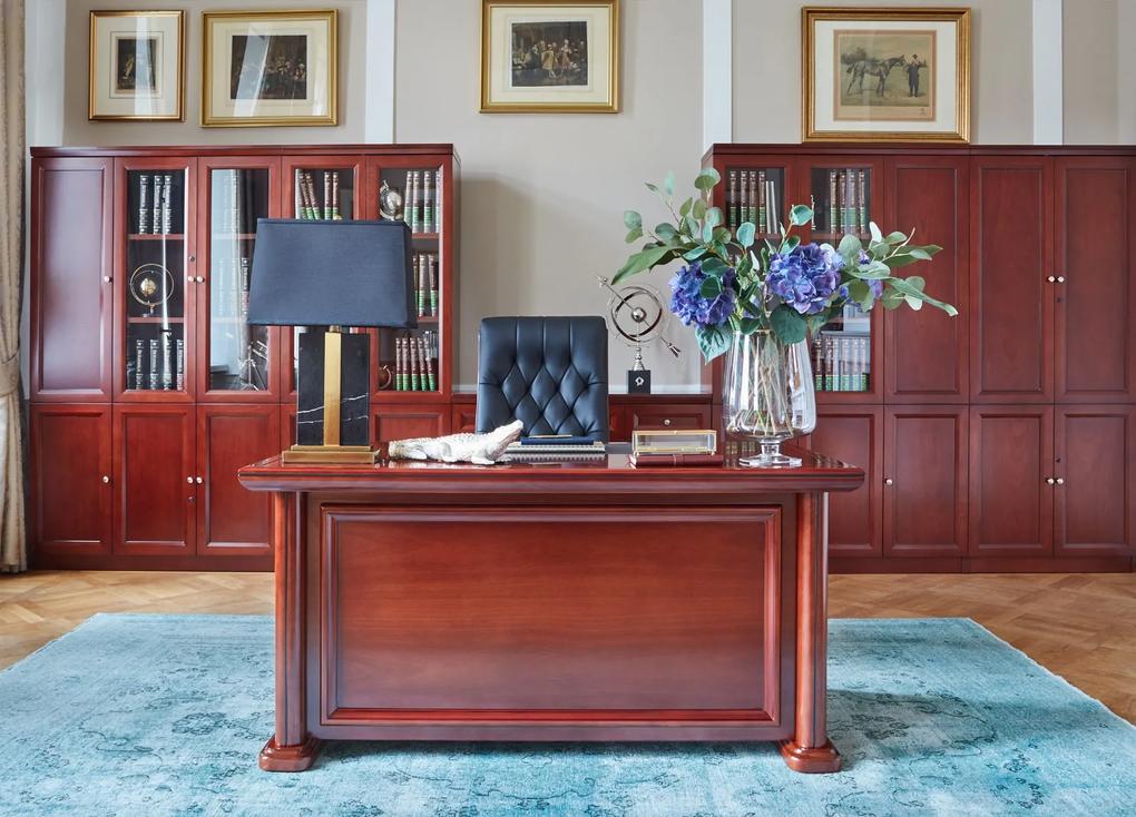 Klasický kancelářský dýhovaný stůl Massimo 150 cm