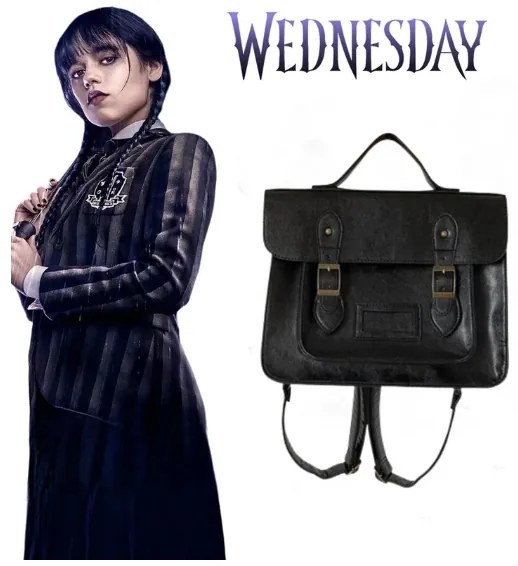 Retro školní aktovka - batůžek Wednesday Addams