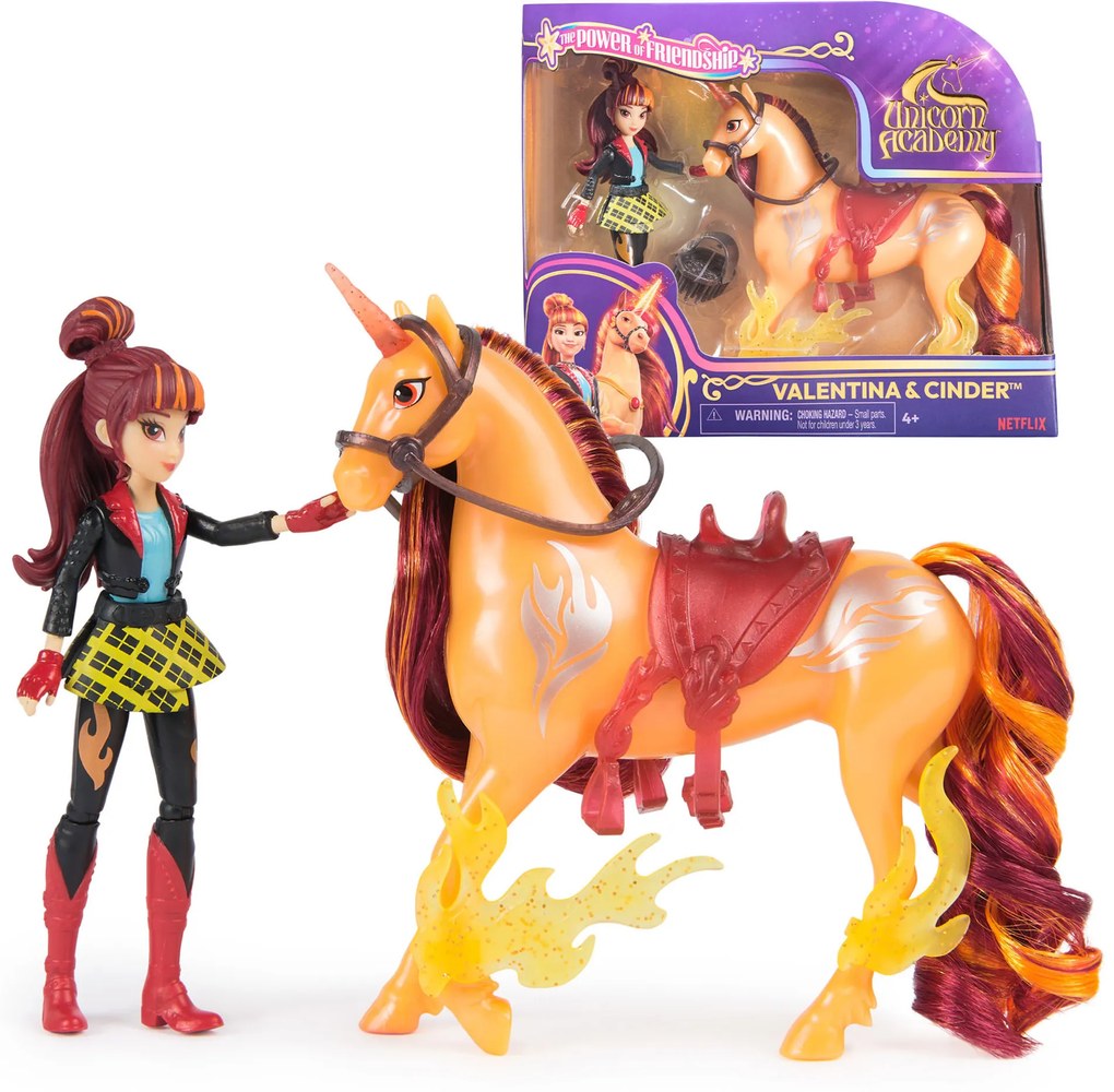 Spin master unicorn academy figurky valentina a cinder 11 cm