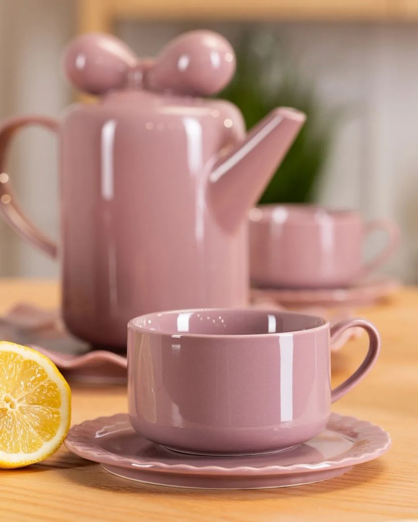 Čajový/kávový set Sofia Pink