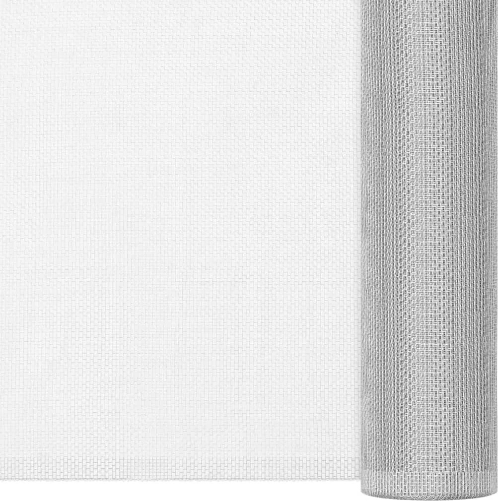 Síť proti hmyzu hliník 80 x 2000 cm stříbrná 150850