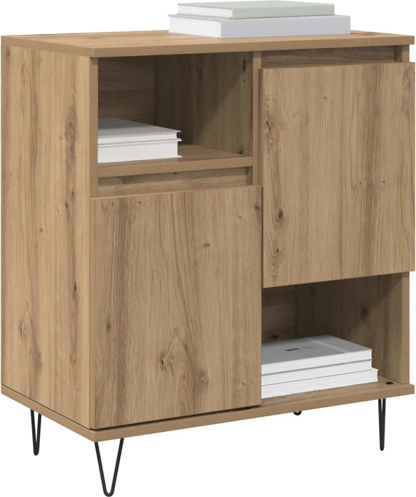 Servírovací skříň 3 ks Artisanový dub 60 x 35 x 70 cm 3394564