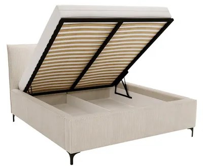 Čalouněná manželská postel s úložným prostorem Camtalo, Rozměr postele: 140 x 200 cm, Potahy: Poso 100