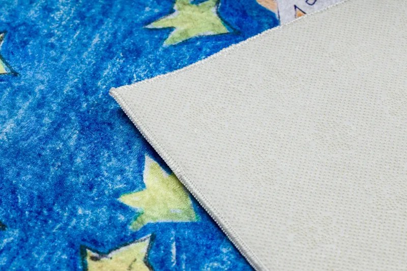 Dywany Łuszczów, Dětský kusový koberec Bambino 2265 Rocket Space blue, 120x170, modrá, dětský pokoj