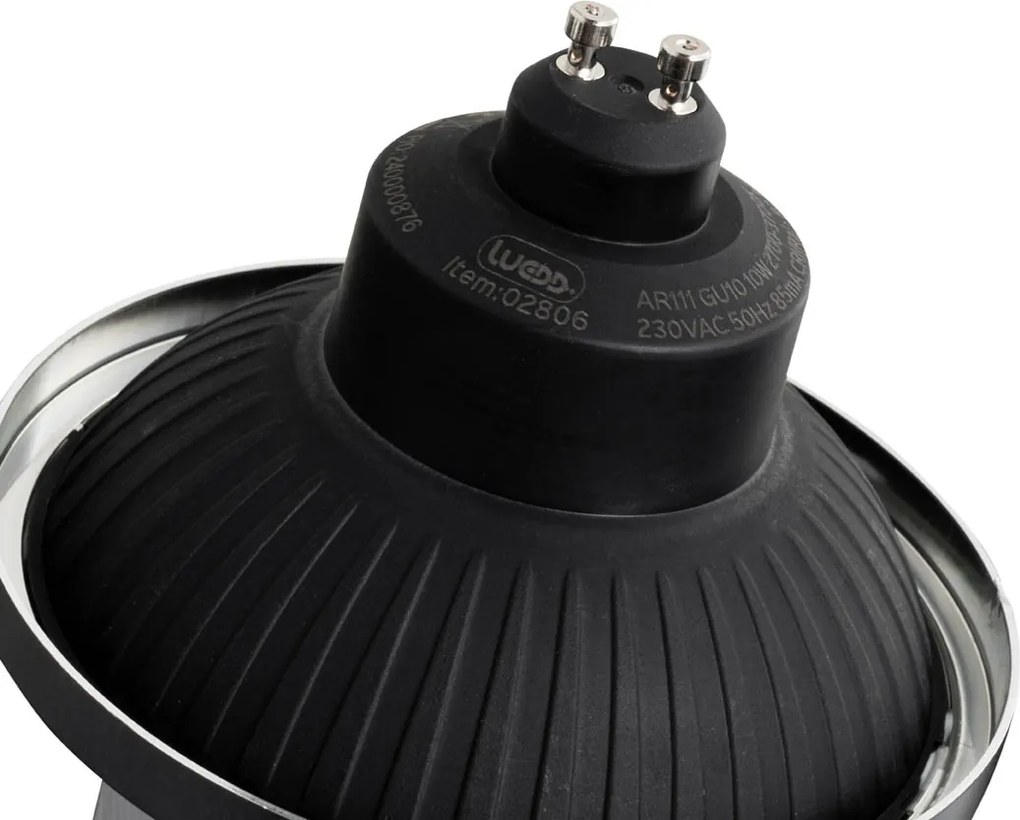 Sada 5 LED žárovek GU10 AR111 10W 800 lm 2700 - 3700K s 3-stupňovým stmíváním v Kelvinech
