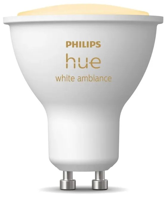 LED smart žárovka GU10, 4 W White ambiance – Philips Hue
