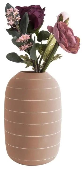 Keramická váza v terakotové barvě PT LIVING Terra, ⌀ 16 cm