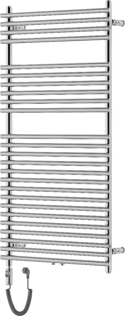 Mexen Sol, elektrické topné těleso 1200x600 mm + topná tyč 600 W, chromová, W125-1200-600-2600-01