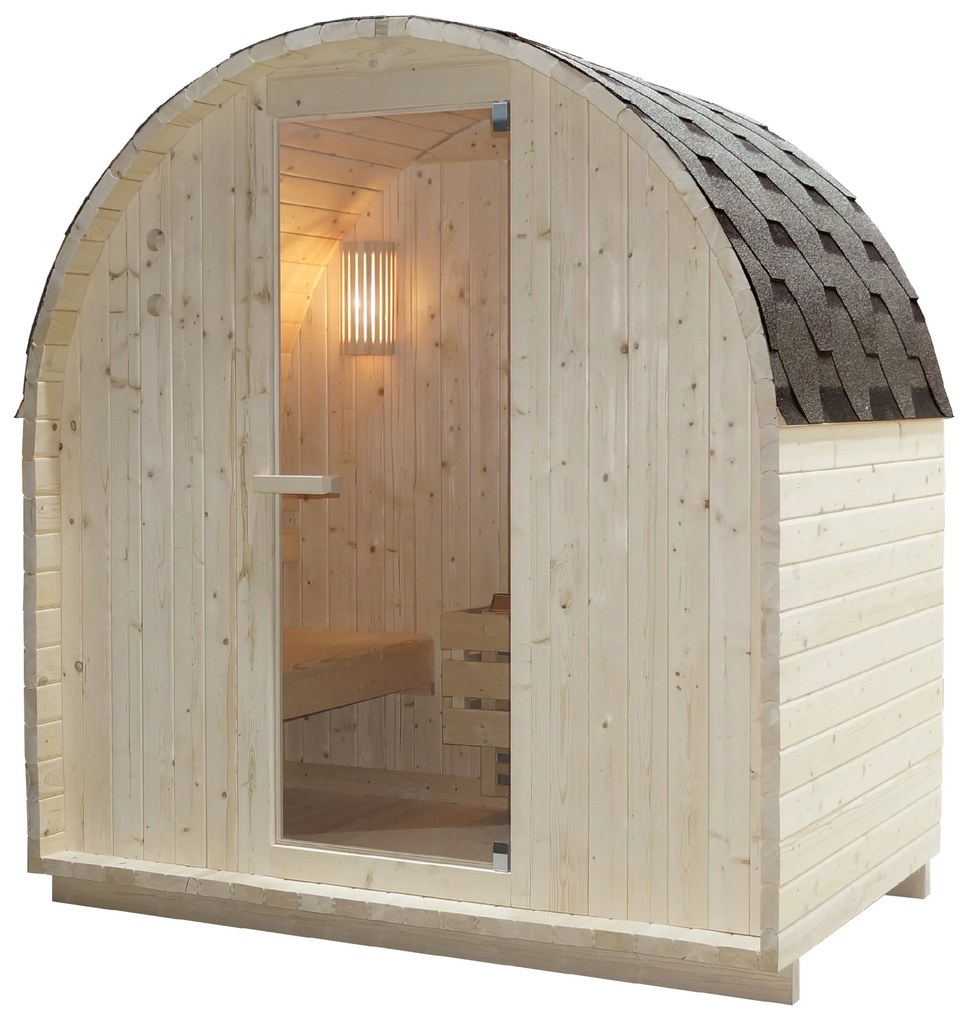 RAKOUSKÝ produkt - Venkovní sauna ISLAND - L pro 2 osoby 189x120x200 (F90120)