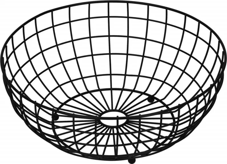 Mísa na ovoce drátěná SPRINGOS LINEA černá