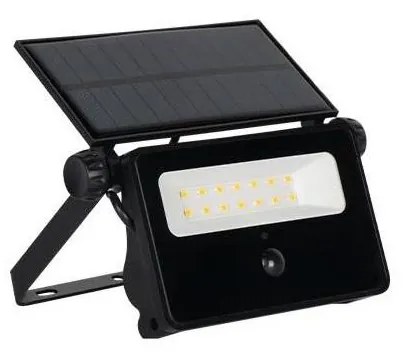 LED Solární reflektor se senzorem LED/30W/5,5V 3000 mAh IP65
