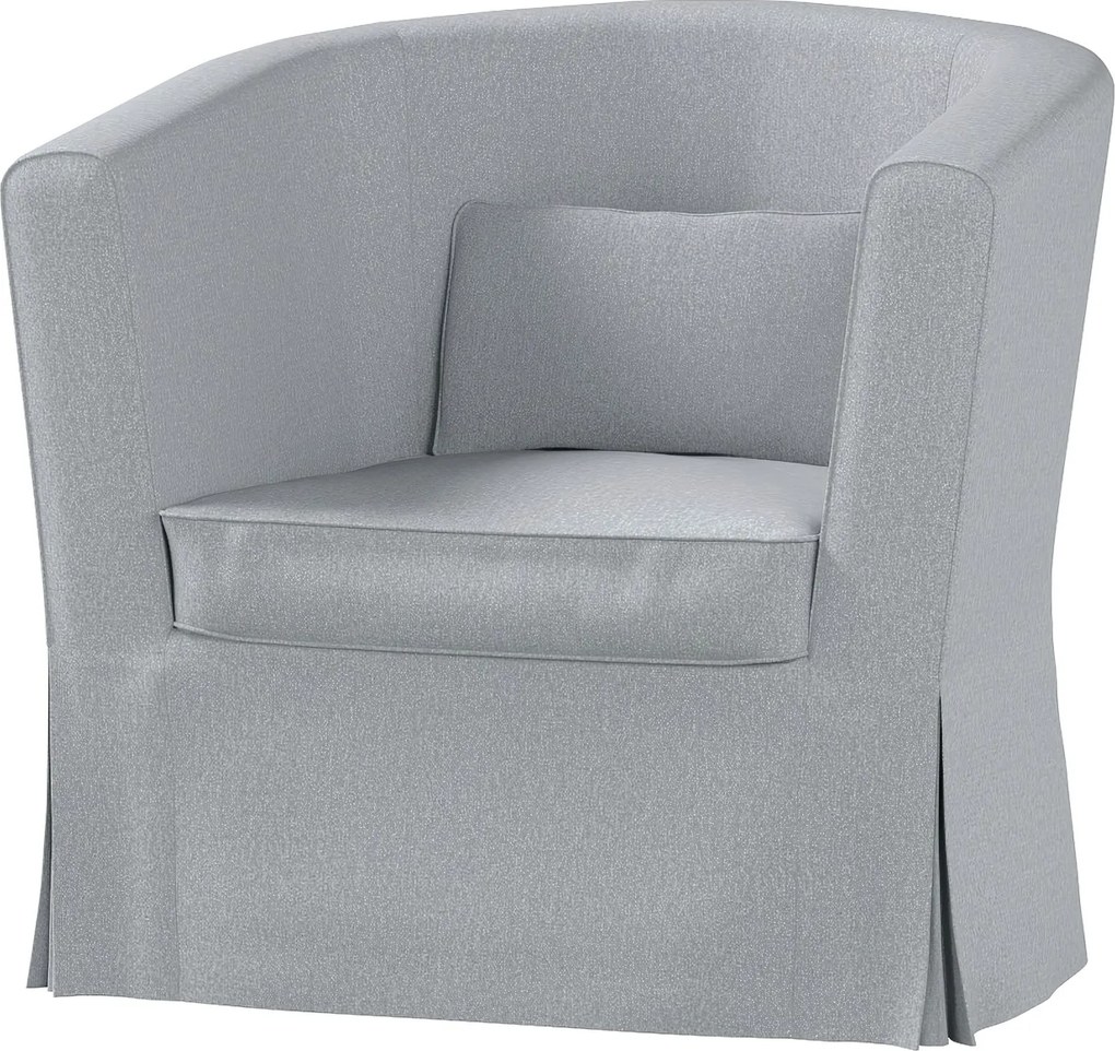 Potah na křeslo IKEA Ektorp Tullsta barva šedá látka pletený vzor