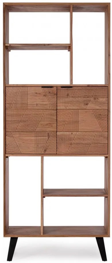 BIZZOTTO Knihovna ISAR 88 cm hnědá