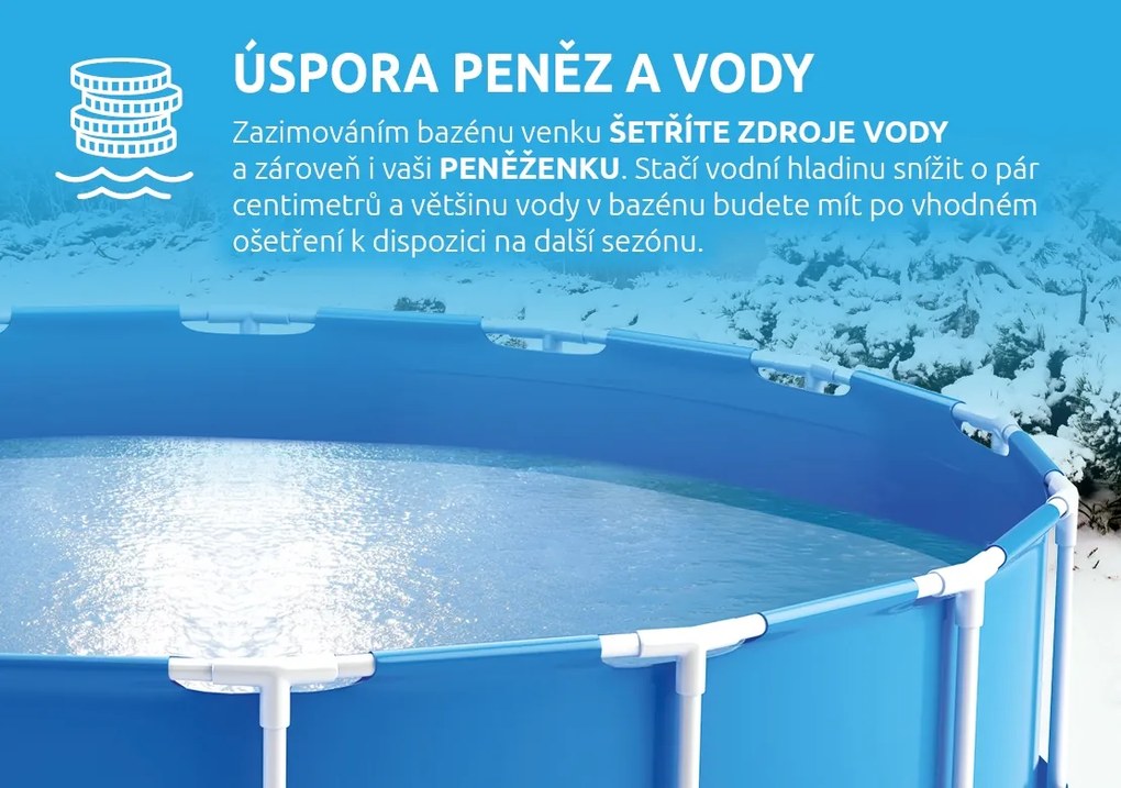 Marimex | Bazén Marimex Florida 3,66x0,99 m se zabudovaným skimmerem - motiv TEAK (poškozený obal) | 103402852