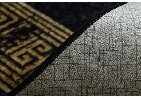 Dywany Luszczow Dětský kusový koberec MIRO 51223.806 pratelný  Rám, řecký protiskluz, černý / zlatý Rozměr koberce: 160 x 220 cm