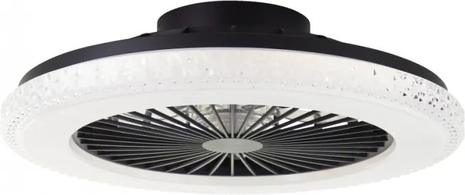 Brilliant G60040/06 Stmívatelné LED svítidlo BADRIA & reverzní VENTILÁTOR + funkce LED